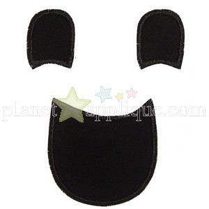 Ghost Face Applique Embroidery Machine Design
