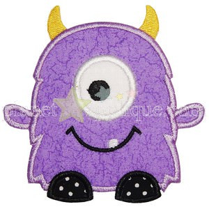 Monster Applique Embroidery Machine Design