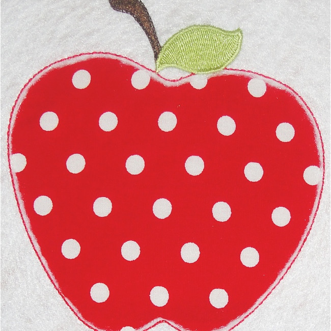 Apple Machine Embroidery Apple Applique Design