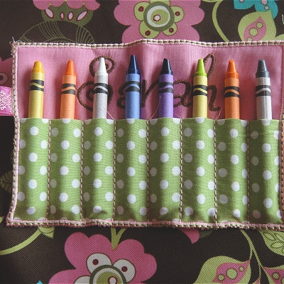 ITH Crayon Roll Embroidery Machine Design