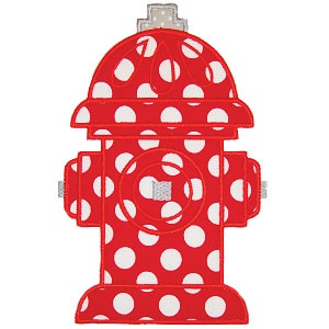 Fire Hydrant Applique Embroidery Machine Design