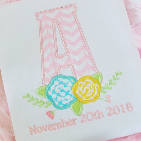 Laurel Alpha Embroidery Machine Design