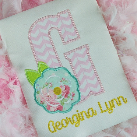 Rose Alpha Embroidery Machine Design