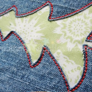 Reverse Christmas Appliques Embroidery Machine Design