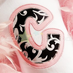 Gigi Alphabet Embroidery Machine Design