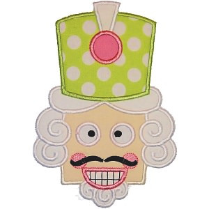 Nutcracker Applique Embroidery Machine Design