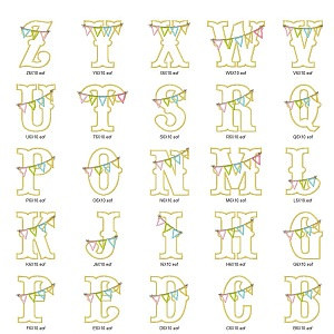 Banner 2 Alpha Embroidery Machine Design