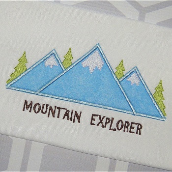 Mountain Explorer Embroidery Machine Design
