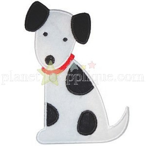 Dog Tags Applique Embroidery Machine Design