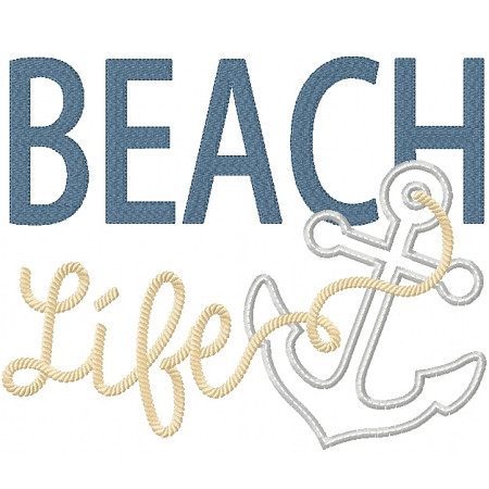 Beach Life Applique - Planet Applique Inc