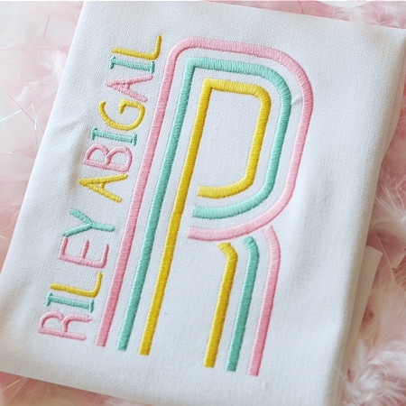 Inline Alpha Embroidery Machine Design