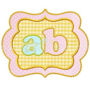 Baby Patch Applique Embroidery Machine Design