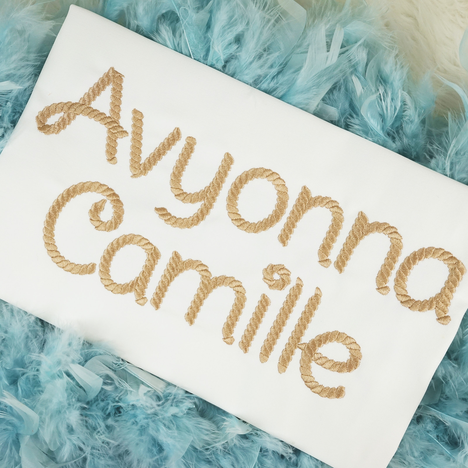 Rope Embroidery Font Embroidery Machine Design