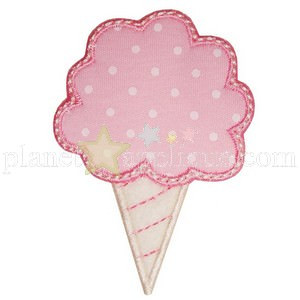 Cotton Candy Applique Embroidery Machine Design