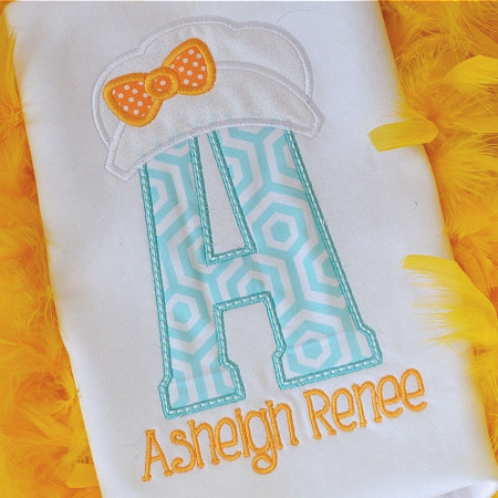 Pilgrim Bonnet Alpha Embroidery Machine Design