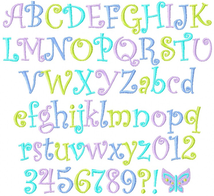 Freya Font - Planet Applique Inc