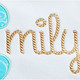 Rope Embroidery Font Embroidery Machine Design