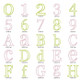 Starla Alpha Embroidery Machine Design