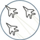 Jet Fighter Patch Applique Embroidery Machine Design