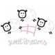 Counting Sheep Applique Embroidery Machine Design