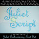 Juliet Lettering Monogram Font Embroidery Machine Design