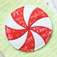 Peppermint Candy Applique Embroidery Machine Design