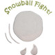 Snowball Fight Applique Embroidery Machine Design