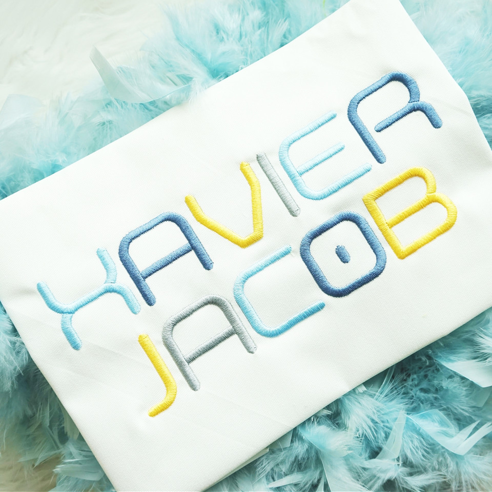 Katie Embroidery Font Design Alphabet - Planet Applique Inc