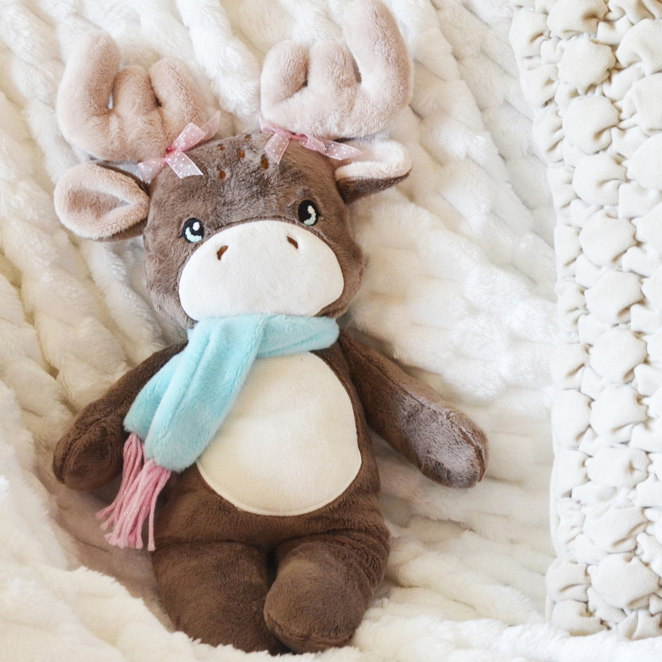 In the Hoop Mabel The Moose Plush Doll Machine Embroidery Design