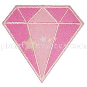 Diamond Applique Embroidery Machine Design
