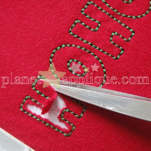 Reverse Christmas Appliques Embroidery Machine Design
