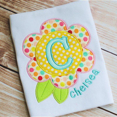 May Flowers Alpha Embroidery Machine Design