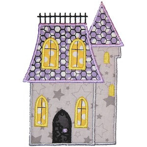 Haunted House 2 Embroidery Machine Design