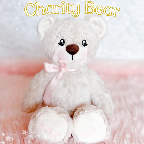 Charity Bear Doll Plush Machine Embroidery Design ITH for Instant Download