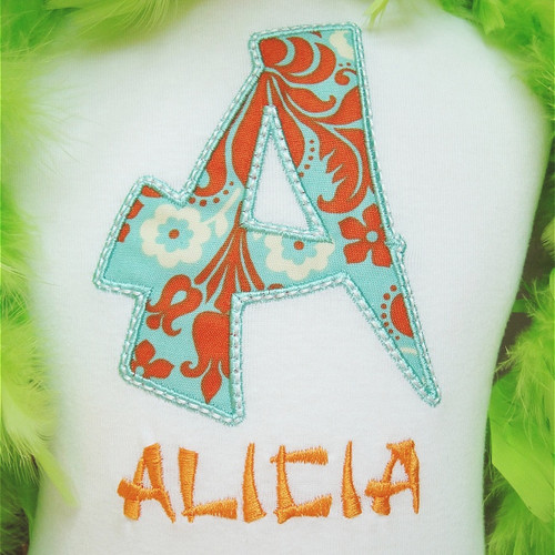 Oriental Alpha Embroidery Machine Design