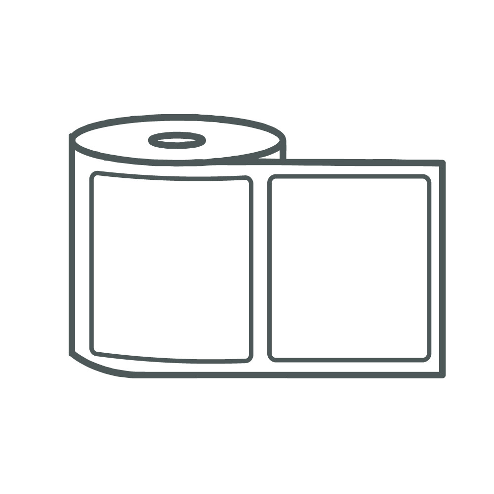 10037015-1 - 4" x 3" Zebra Z-Select 4000T Custom Label (Orange) (Roll)