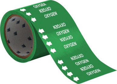 98844 - 3" x 15' Brady Label (White on Green) (Roll of 60 Each)