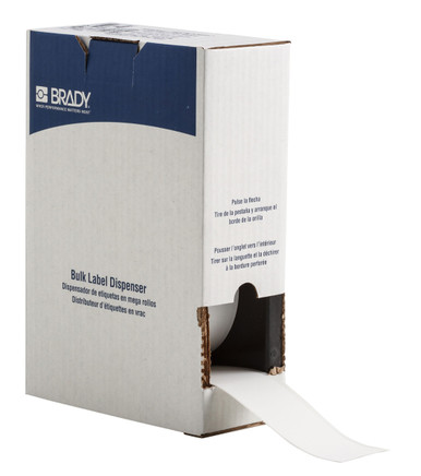 BM7C-2000-855-WT - 2" x 75' Brady Label