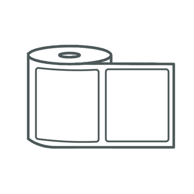 10029629 - 4" x 6" Zebra Z-Ultimate 4000T Custom Label (Silver) (Roll)