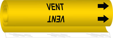 5781-II - 26" x 12" Brady Label (Black on Yellow) (Each)