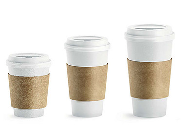 Case of 1,000 8/12/16oz quality Kraft cup sleeves - Starlight Packaging