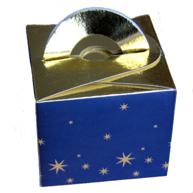 Blue Stars Party Box | Christmas Party popper and streamer box