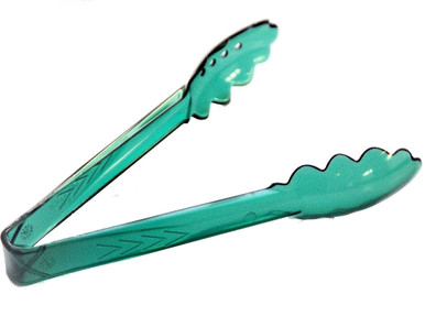Serving Tongs Polycarbonate 240mm / 9.44inches Green - Starlight Packaging