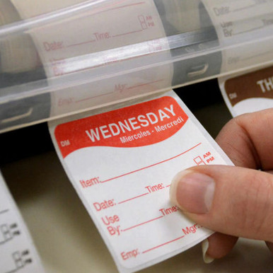 Daymark Labels | Use By Labels | Safety Label Dispensers