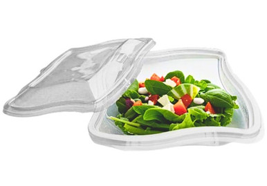 Clear Salad Bowl | Faerch Salad Bowl 1000ml | clear salad bowl and lid ...