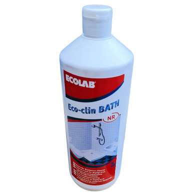 1 Litre Ecolab Eco-clin Bath Concentrated Wahroom Cleaner