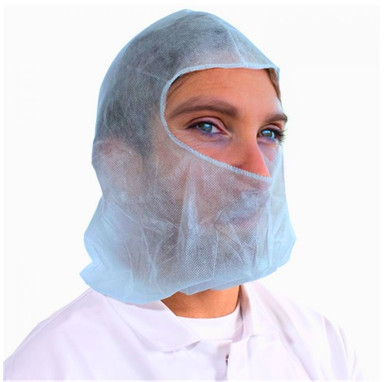 Balaclava Hood | Non Woven | Eyeslit | Blue | Pack x 100 | Disposable ...