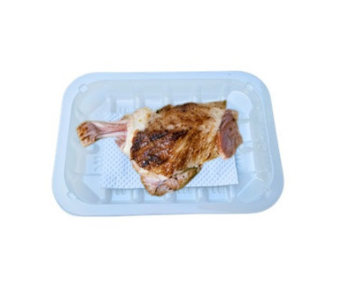 Pack x 300 -|SL2-23 ( D2) Recyclable Butchers Food Tray with Soaker Pad ...