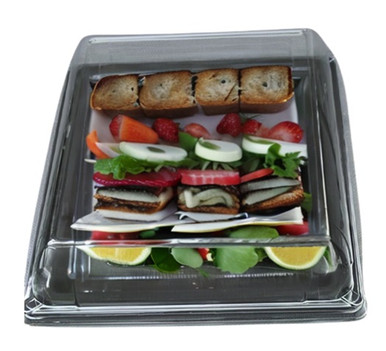 Medium | Half Size Deep Gastronorm Platters & Lids | Sandwich platter ...