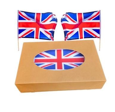 VE DAY street party hamper | Cardboard platter box | Union Jack Picnic ...
